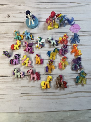 My Little Pony Friendship Mini Figure Lot of 26 + 2 Stand Compacts | eBay
