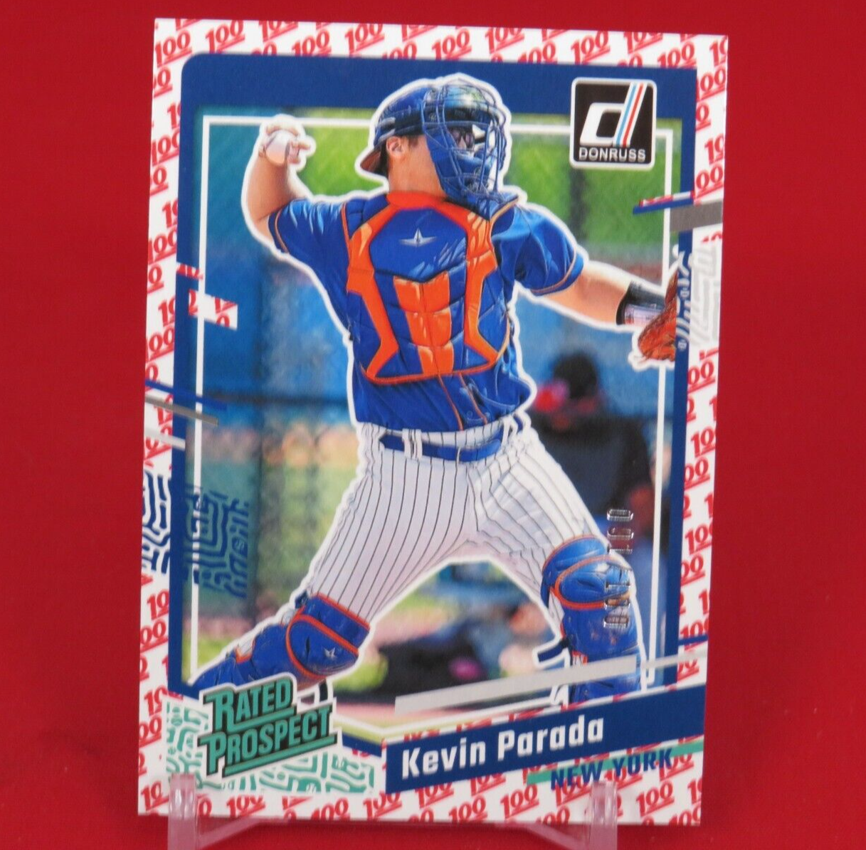 Kevin Parada ONE HUNDRED Parallel /100 2023 Donruss Baseball | eBay