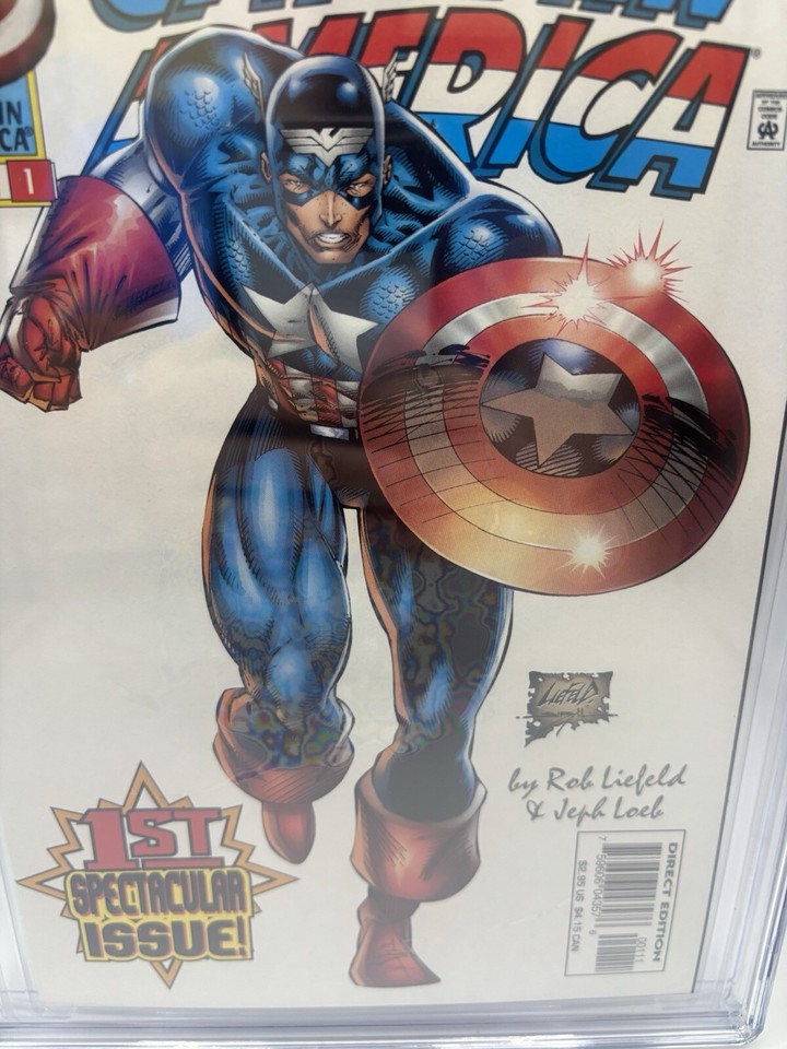 CAPTAIN AMERICA V2 #1 CGC 9.8 1ST RIKKI BARNES | eBay