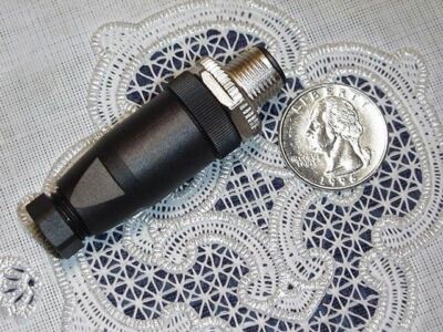 Turck Eurofast Male Cable Connector Four Pin RK-4T Circular 4 Position ...