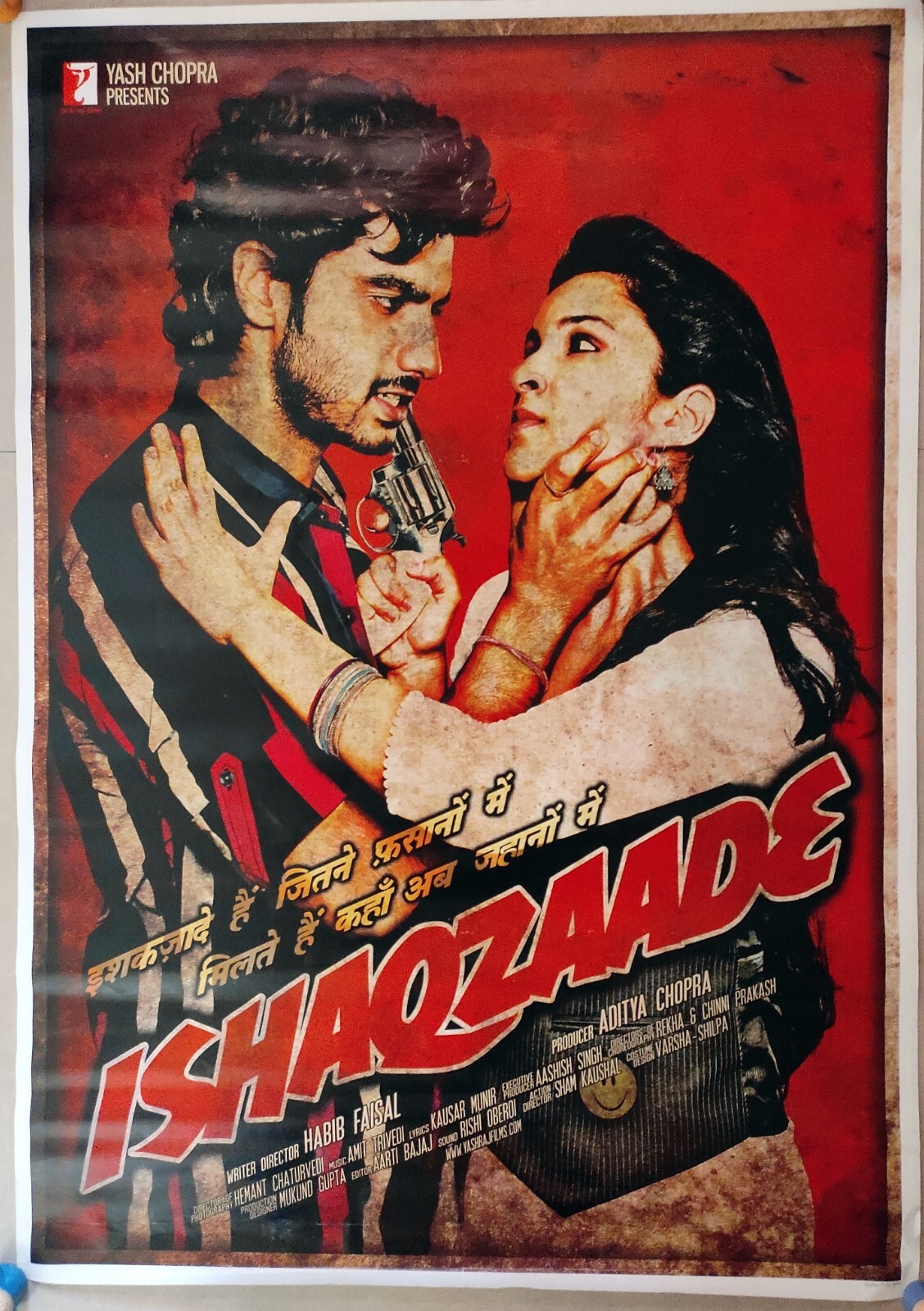 Ishaqzaade Bollywood Movie Poster Arjun Kapoor Parineeti 27X39 inch ...