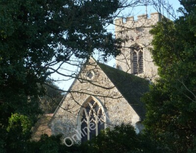 Photo 6x4 A glimpse of Stutton church Lower Street/TM1534 St Peter ...