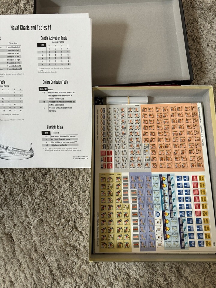 Caesar: Conquest of Gaul (2nd Edition) GMT Open Box | eBay