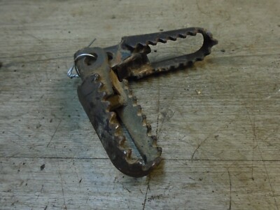 84 1984 Kawasaki KX250 KX 250 Motorcycle Suspension Footpegs Foot Pegs ...