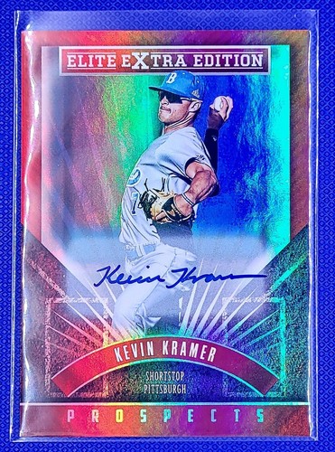 2015 Panini Elite Extra Edition Prospect Auto #63 Kevin Kramer Pirates ...