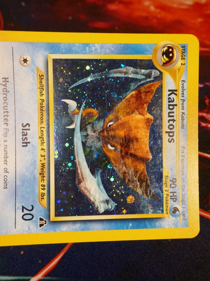 LP (Unlimited) Pokemon KABUTOPS Card NEO DISCOVERY Set 6/75 Holo Rare ...