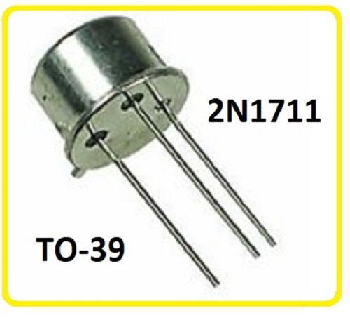 2N1711 TRANSISTOR NPN T0-39 75V VOLT 0,5AMP 500mA SGS | eBay