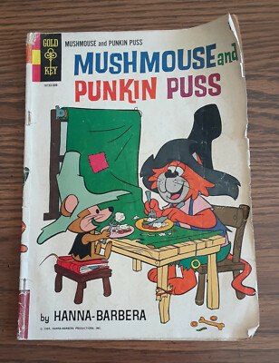 Mushmouse and Punkin Puss #1 1965 by Hanna Barbera Vintage Gold Key ...