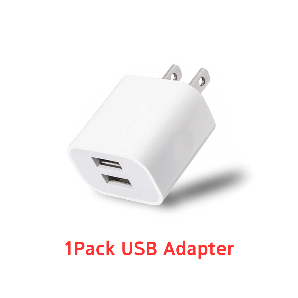 Cell Phone Fast Charger US Wall Plug Travel Dual USB Power Adapter ...