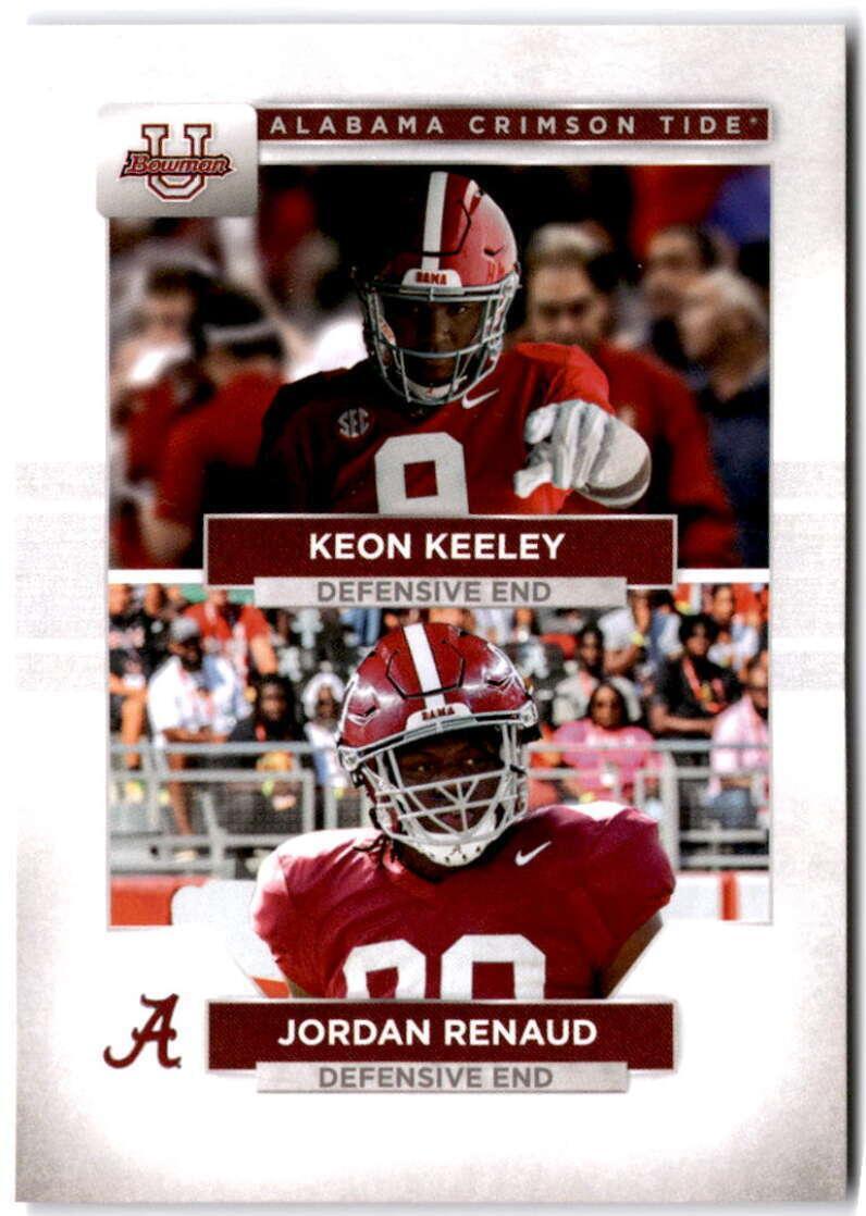 2023 Bowman University Alabama Crimson Tide - Keon Keeley, Jordan ...