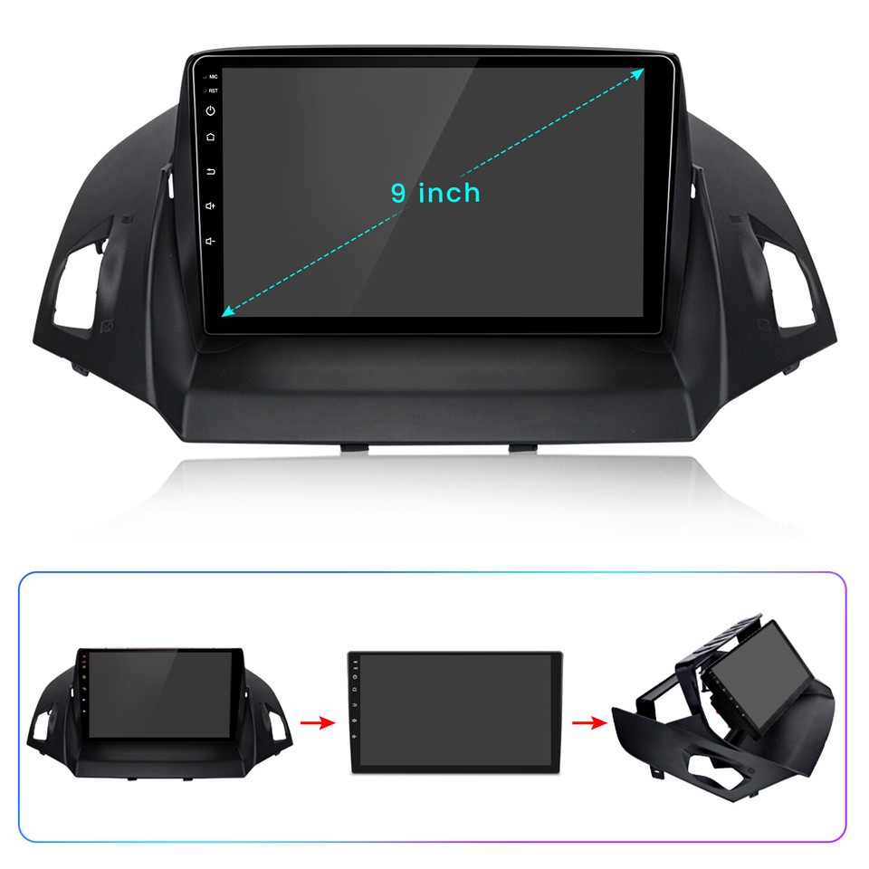 2+64GB For Ford Escape 2013-2017 Car Radio Stereo Android 13 GPS Navi ...