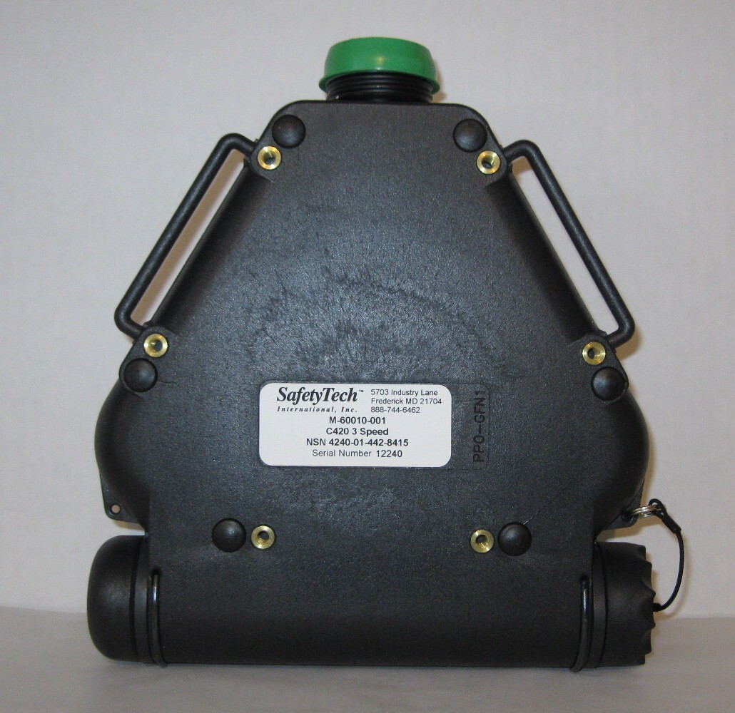 1 Safety Tech 3 Speed PAPR Blower C-420 Micronel Military USA Made | eBay