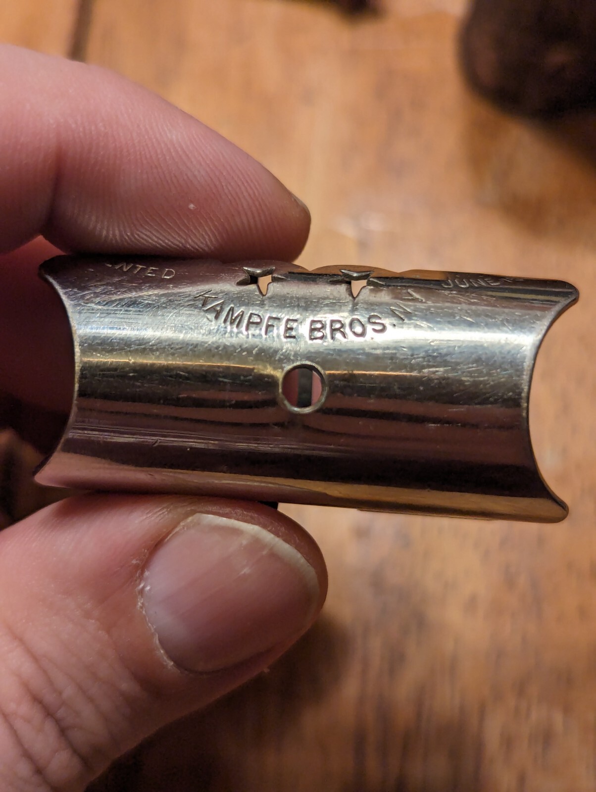 Very Rare 1880 Kampfe Bros HR-1A Safety Razor With Blade, Tin ...