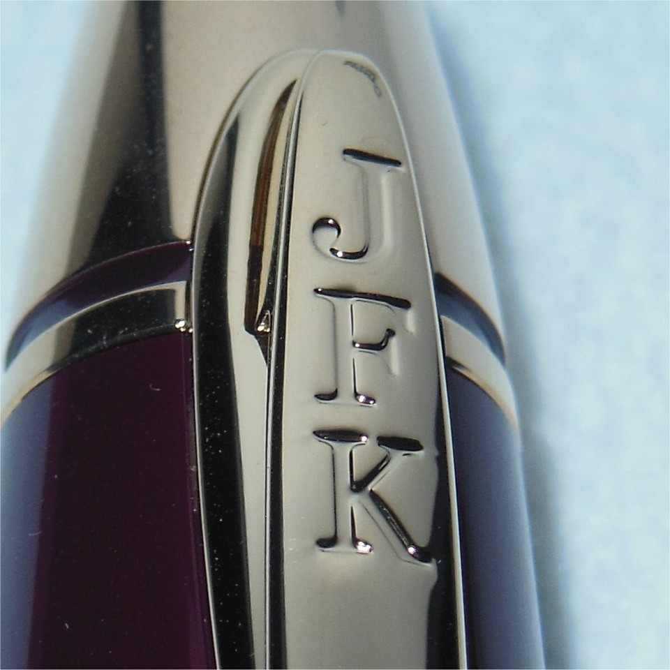 New* Montblanc John F Kennedy Special Edition Burgundy Rollerball Pen ...