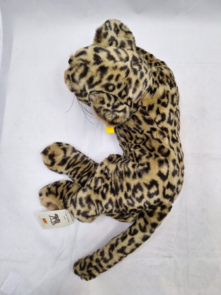 New ~20" Steiff Paddy Leopard Plush Large Cat Germany 1990s-2000s | eBay