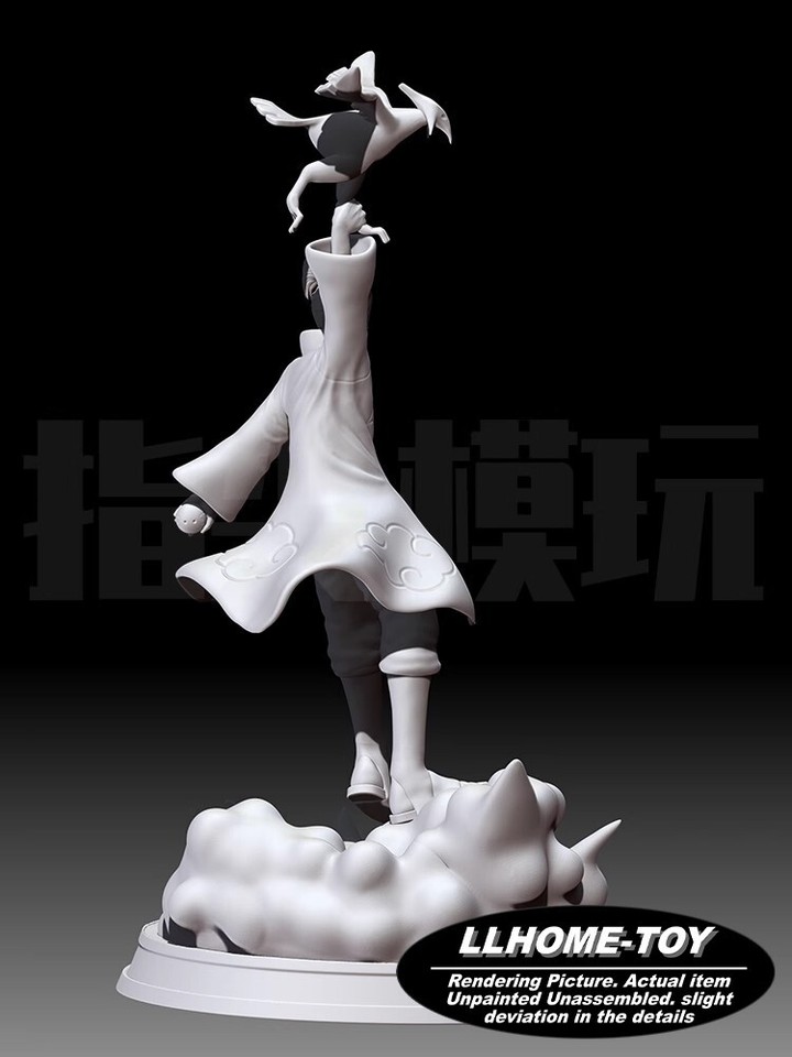 Anime Ninja Deidara Hokage Hold the bird fly Resin 3D Print GK Kit ...