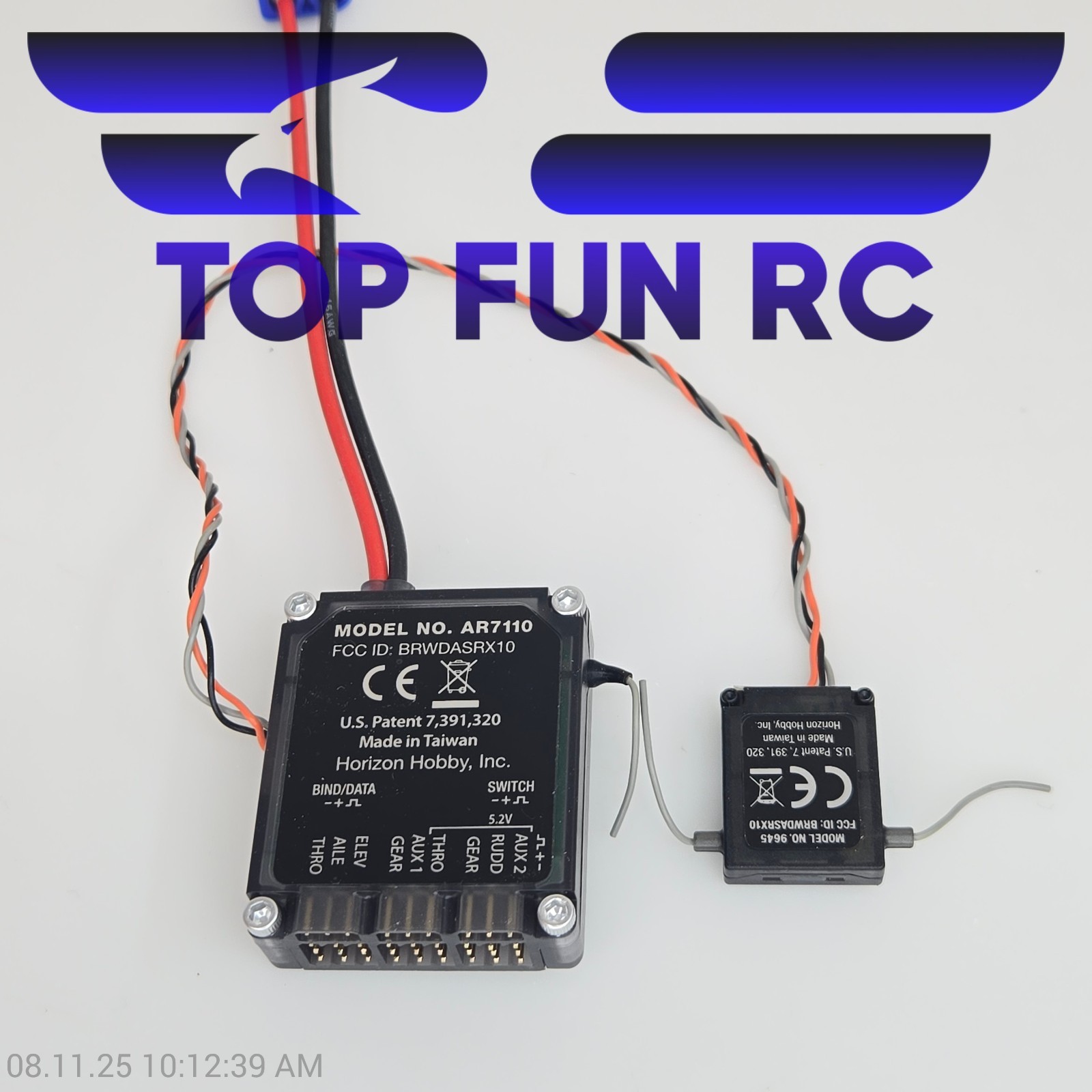 Spektrum AR7110 2.4GHz DSM Technology 7-Channel Receiver For Helicopter ...