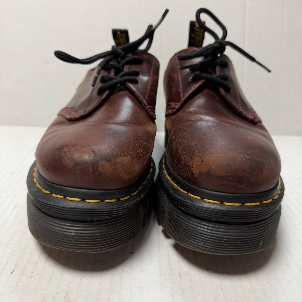 Dr Martens Women's Audrick 3-Eye Platform Shoes Chunky Brown Size 7 USA ...