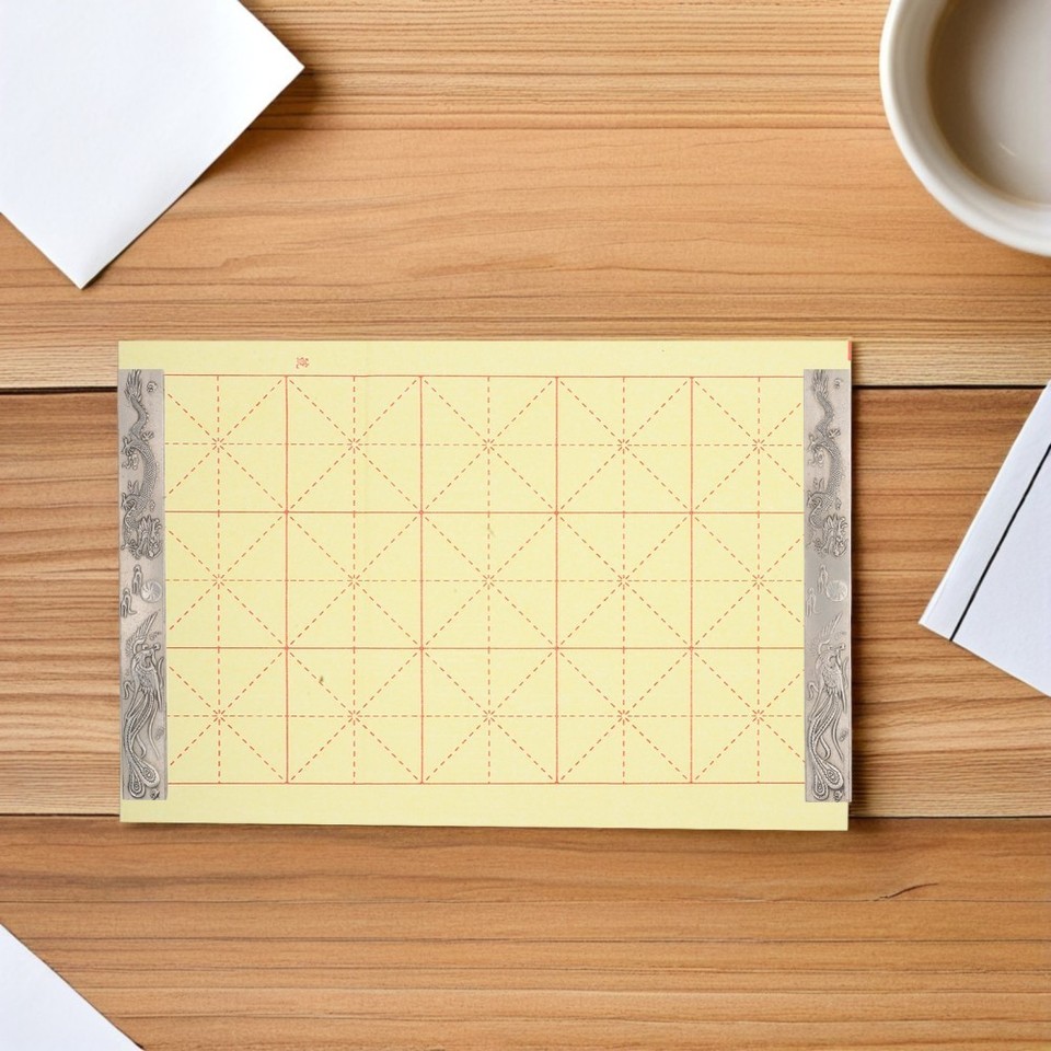 1 pair Paperweight For Calligraphy - 9inch Metal Dragon Phoenix ...