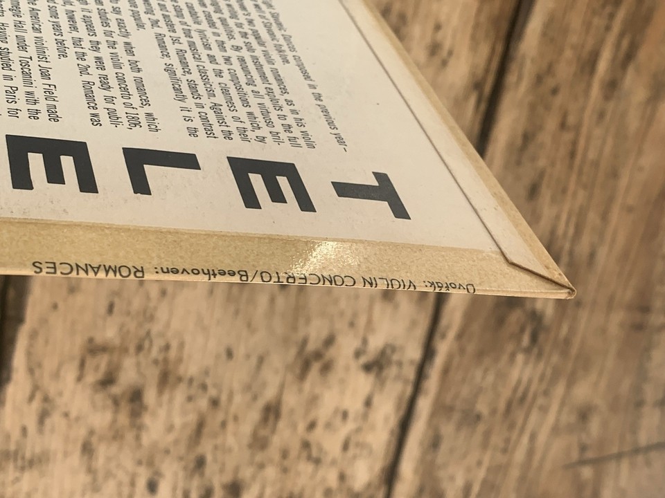 Joan Field/Rother Dvorak Concerto In A Minor Beethoven Romance EXVinyl ...