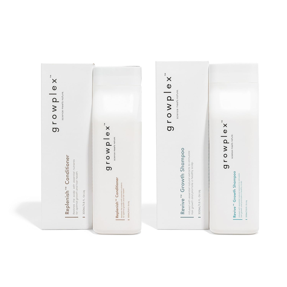 Revive Shampoo & Replenish Conditioner Bundle, Biotin Scalp Care System ...