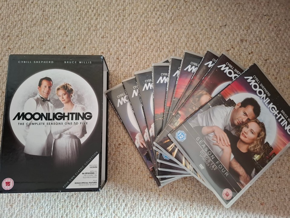 Moonlighting - Series 1-5 - Complete (Box-set) (DVD, 2015) - 18 DVDs 66 ...
