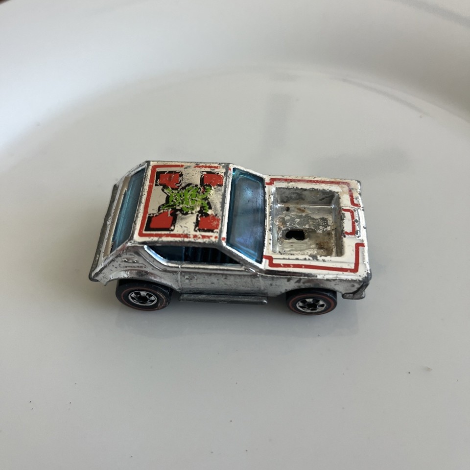 1974 Hot Wheels Vintage Redline Gremlin Grinder Super Chrome Hong Kong ...