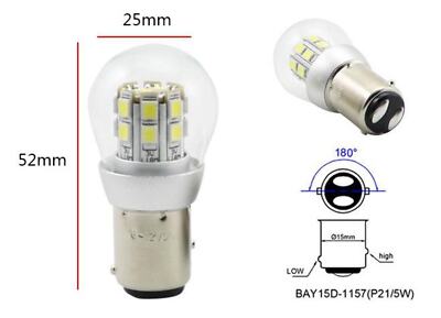 LED BULB 6V 12V 21W 5W EACH BAY15D-1157 P21/5W | eBay UK