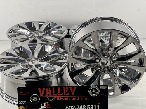 20" 4 FORD OEM F150K WHEELS RIMS No TIRES PVD CHROME ACTORY KING RANCH ...