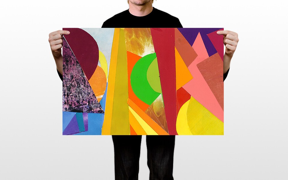 Neon Indian Psychic Chasms Electronic Band Art Wall Room Poster ...