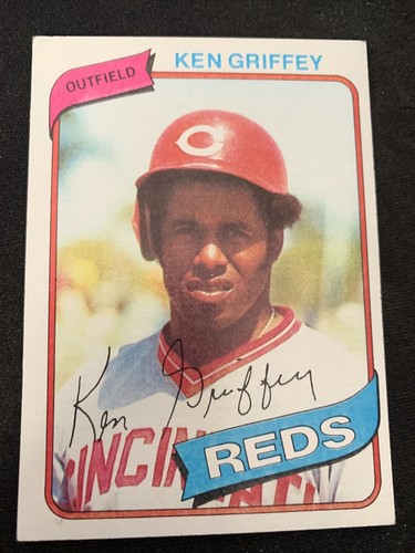 1980 Topps Baseball Card #550 Ken Griffey Cincinnati Reds Nm+ Free ...