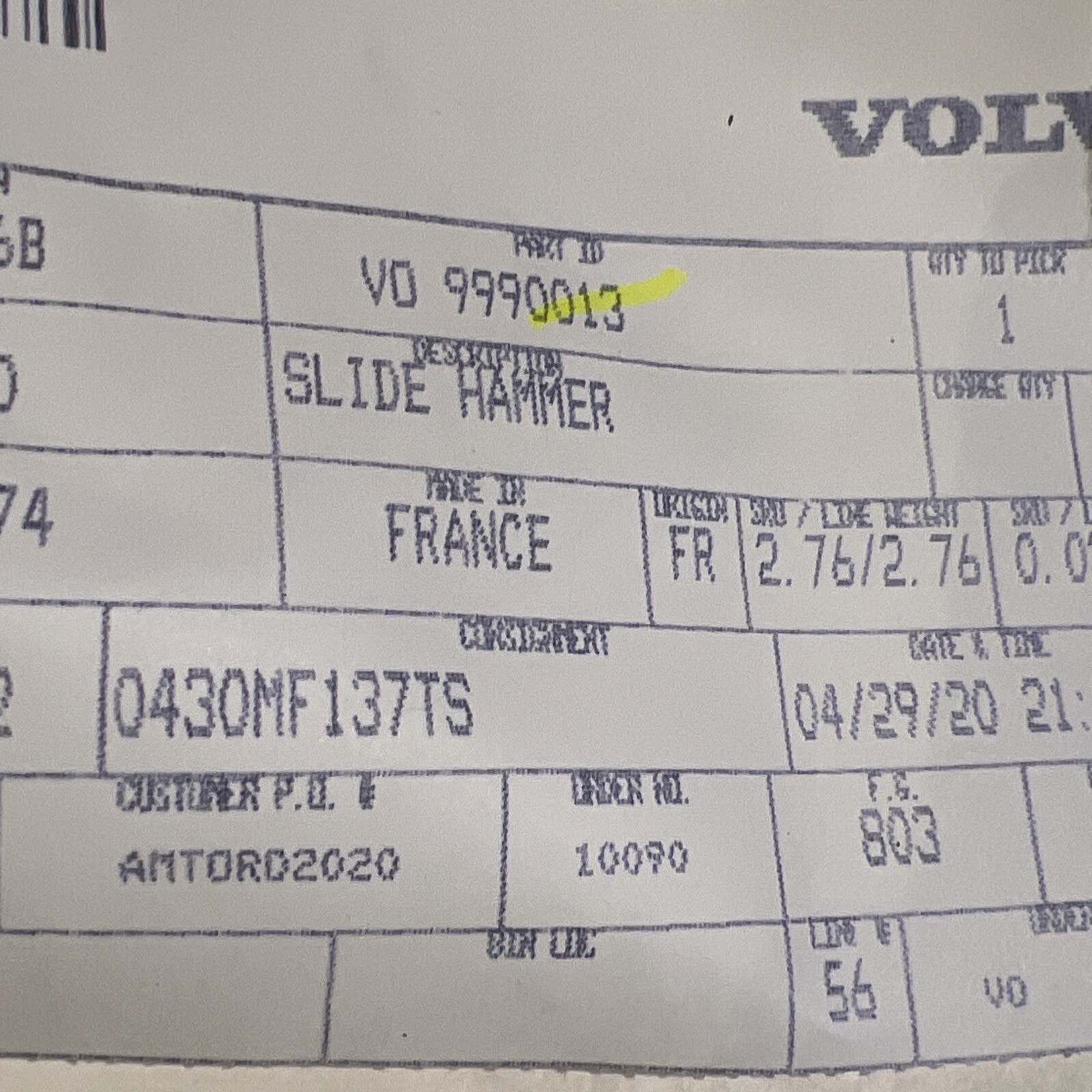 Volvo 9990013 for sale online | eBay