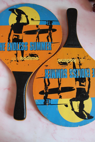 Pro Kadima Paddleball Set Endless Summer Movie - 2 Paddles RARE Set | eBay