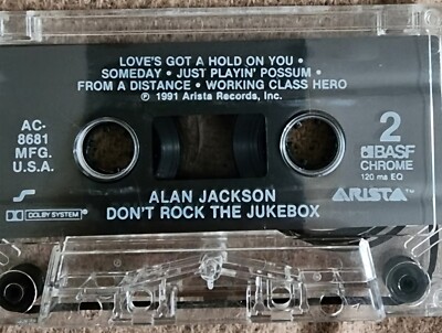 alan jackson don't rock the jukebox cassette | eBay