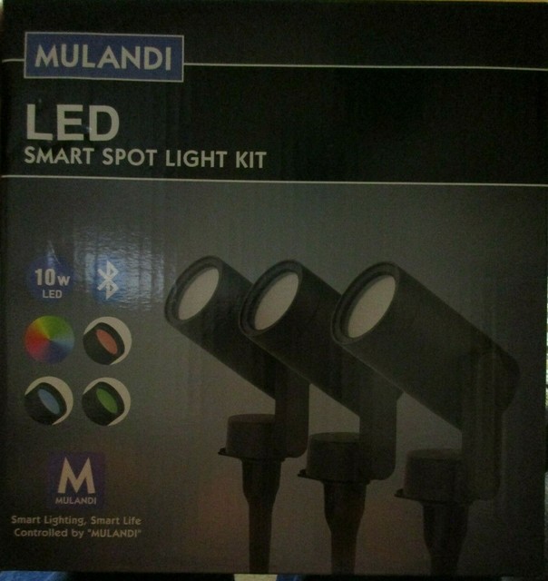 Mulandi Low Voltage Black LED Spotlight Smart Light Kit With 36w ...