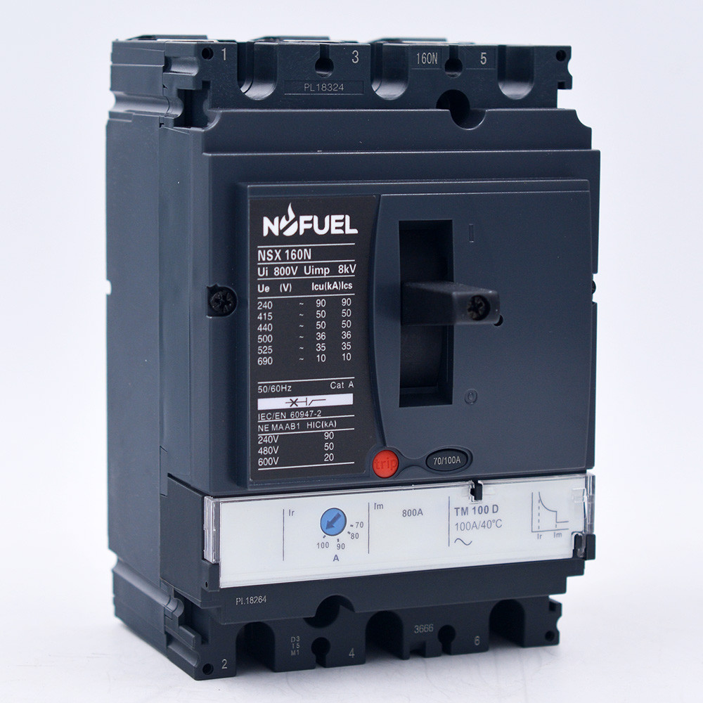 Molded case circuit breaker LV431632 LV431630 NSX250F 3P 250A and TM-D ...