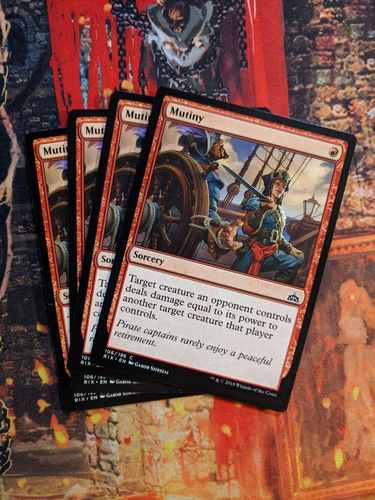 MTG Card: (4x) Mutiny (Rivals of Ixalan) | eBay