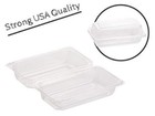 Plastic Loaf Container Disposable Plastic Sturdy Hinged Loaf Containers ...