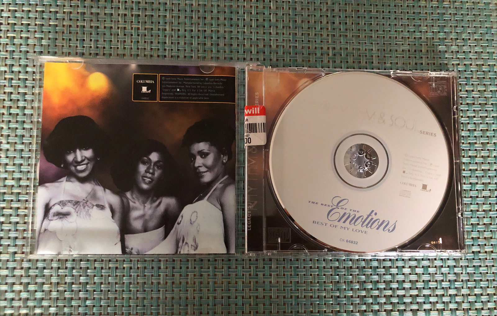 The Best Of THE EMOTIONS Best Of My Love CD MINT Rejoice Yes I Am | eBay