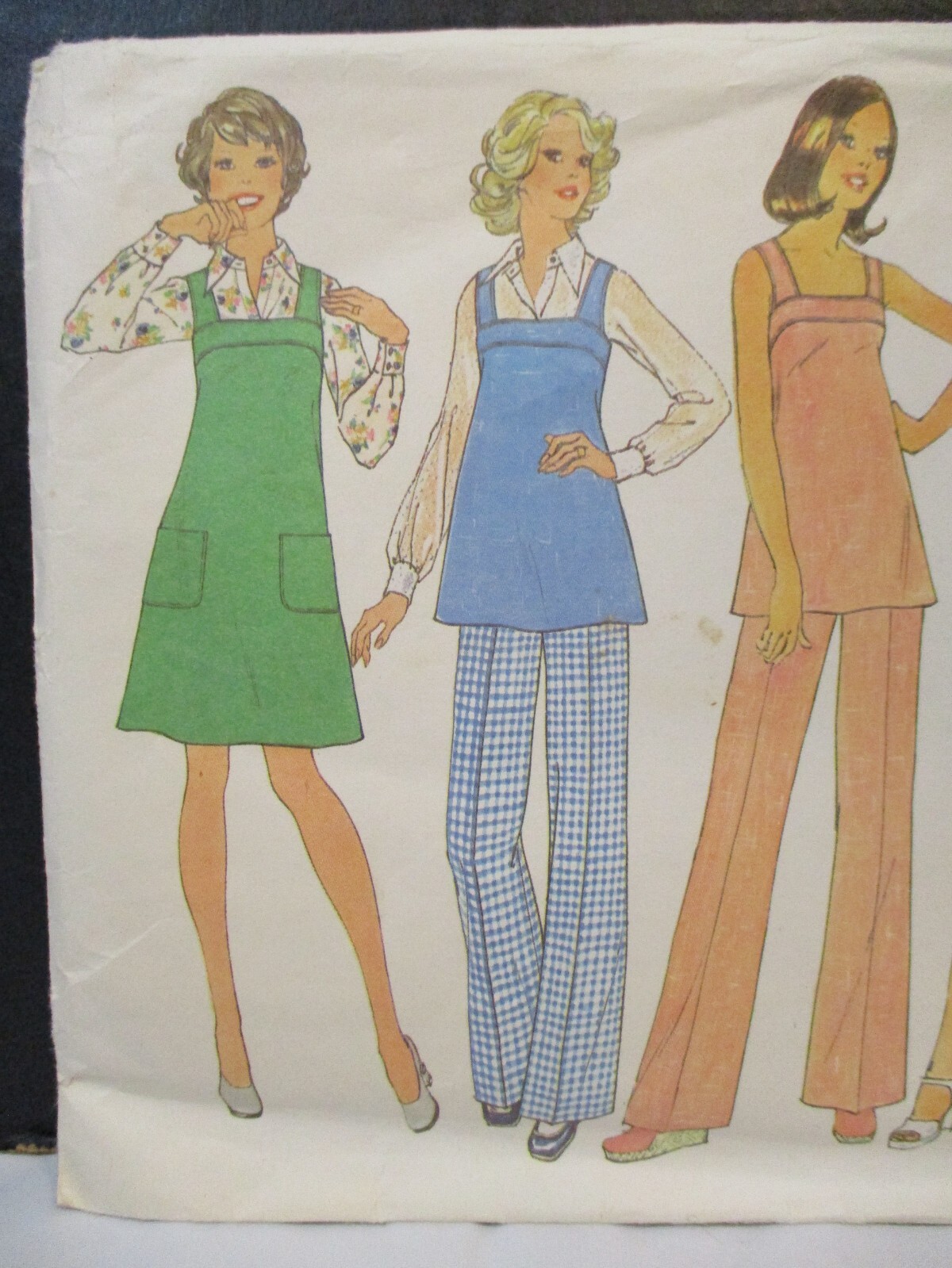 Simplicity Pattern 6865 Maternity Dress Jumper Top Pants Shorts Miss ...