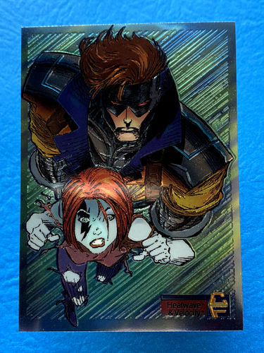 1995 Topps All-Chromium Cyber Force Heatwave & Velocity #14 | eBay