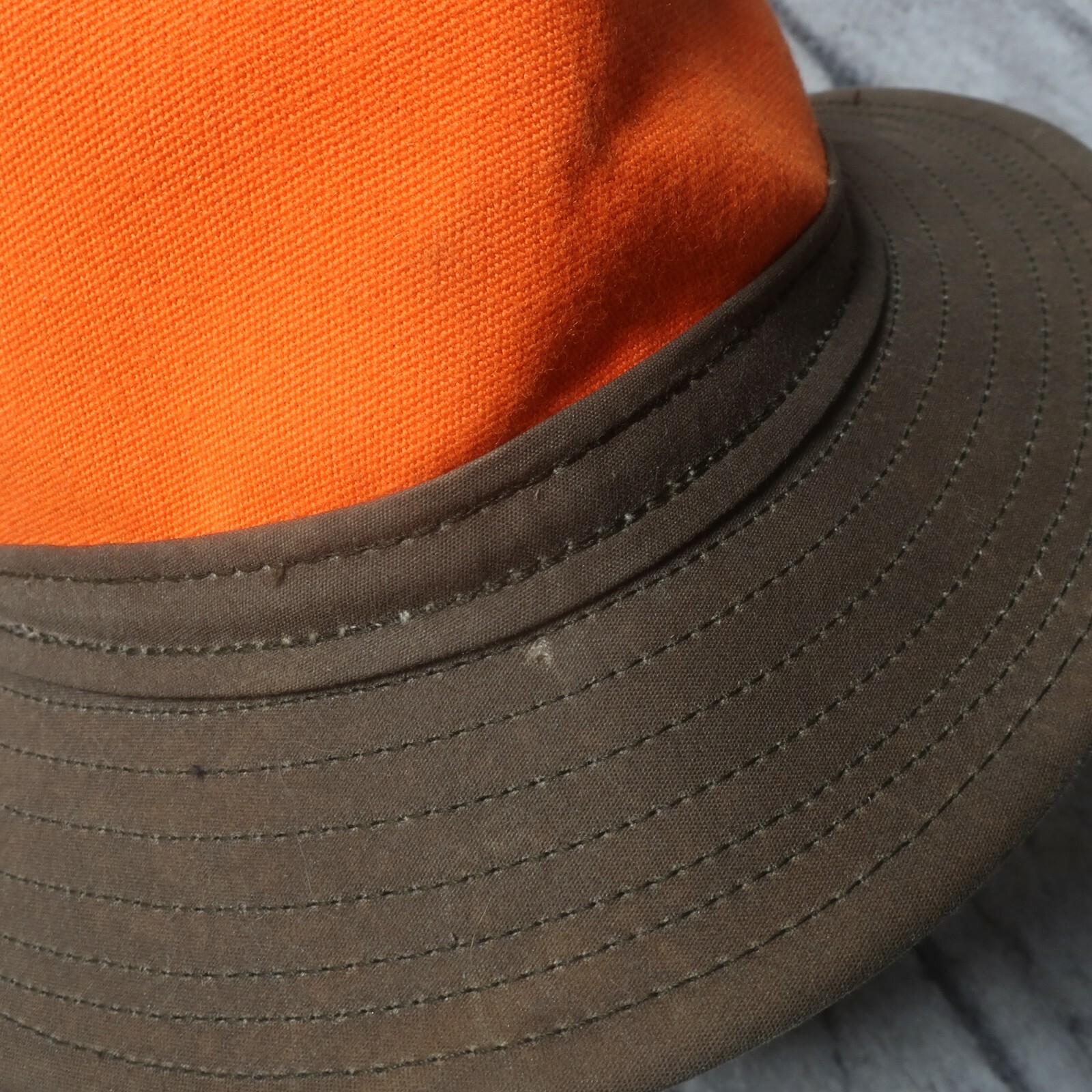 Vintage Filson Tin Cloth Packer Hat Made in USA Safet… - Gem