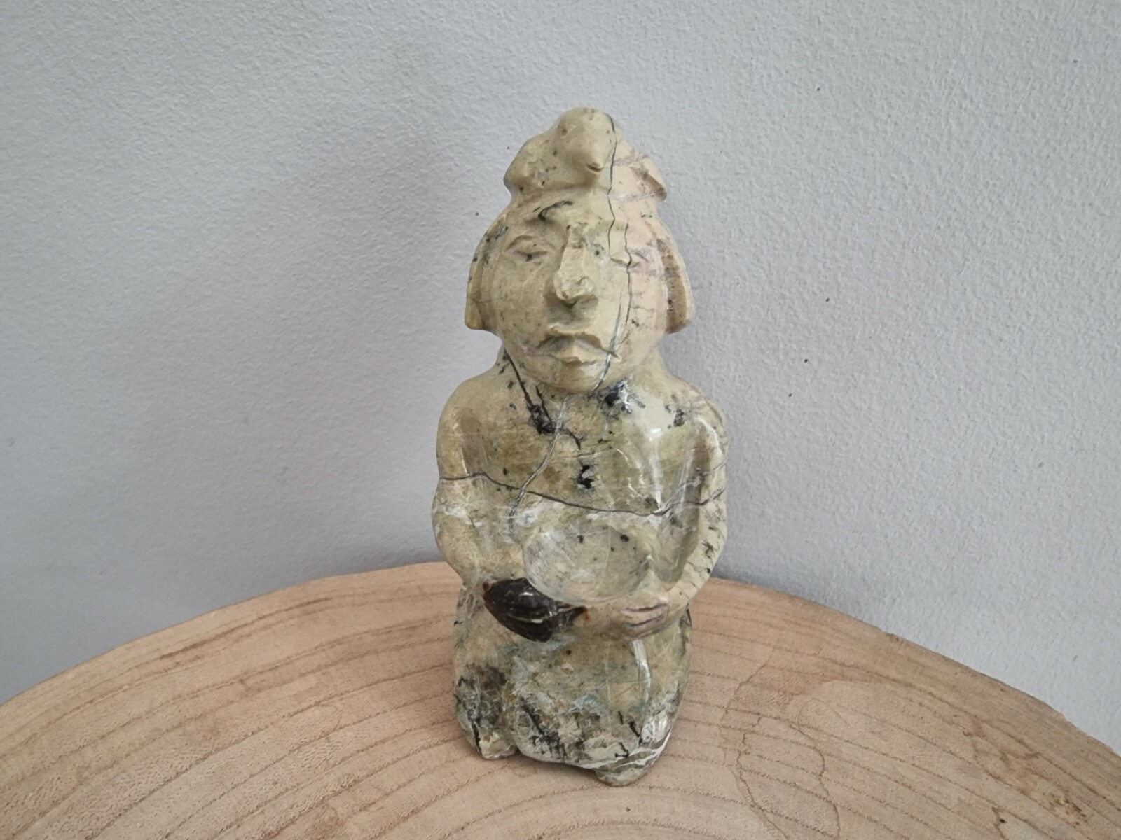 Sculpture Statuette Stone man .figurine Statue pierre homme | eBay