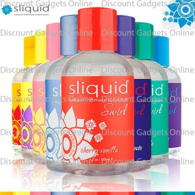 Sliquid Swirl Lube FLAVORED Sex Lubricant Water-Based Vegan - ALL ...