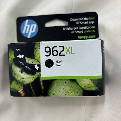 New Genuine OEM HP 962XL Black Ink Cartridge NOV 2025 Free Shipping ...