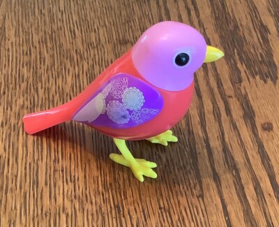 Digi Bird Purple/red/pink Interactive Singing Tweet Bird Loose. Needs ...