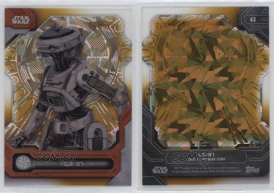 2024 Topps Star Wars High Tek Throne Room Pattern Gold Diffractor /50 ...