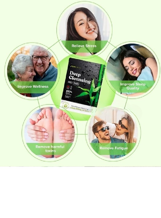 Nuubu Foot Pads 40 pat– Deep Cleansing Detox Foot Patch (Original Japan ...