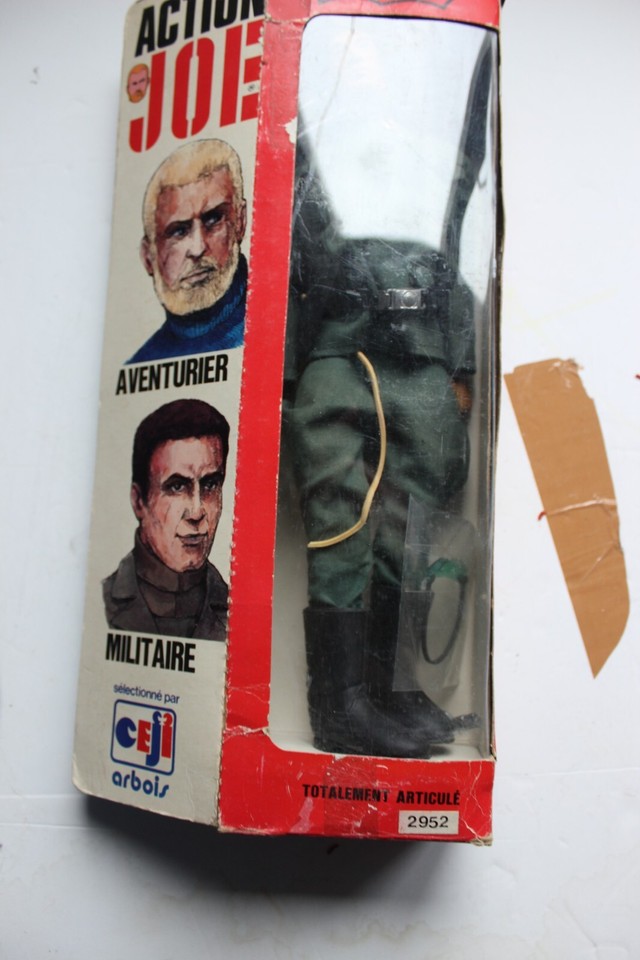 GI JOE VINTAGE MUSCLE BOXED 2952 " GERMAN STAFF " GROUP ACTION JOE ...