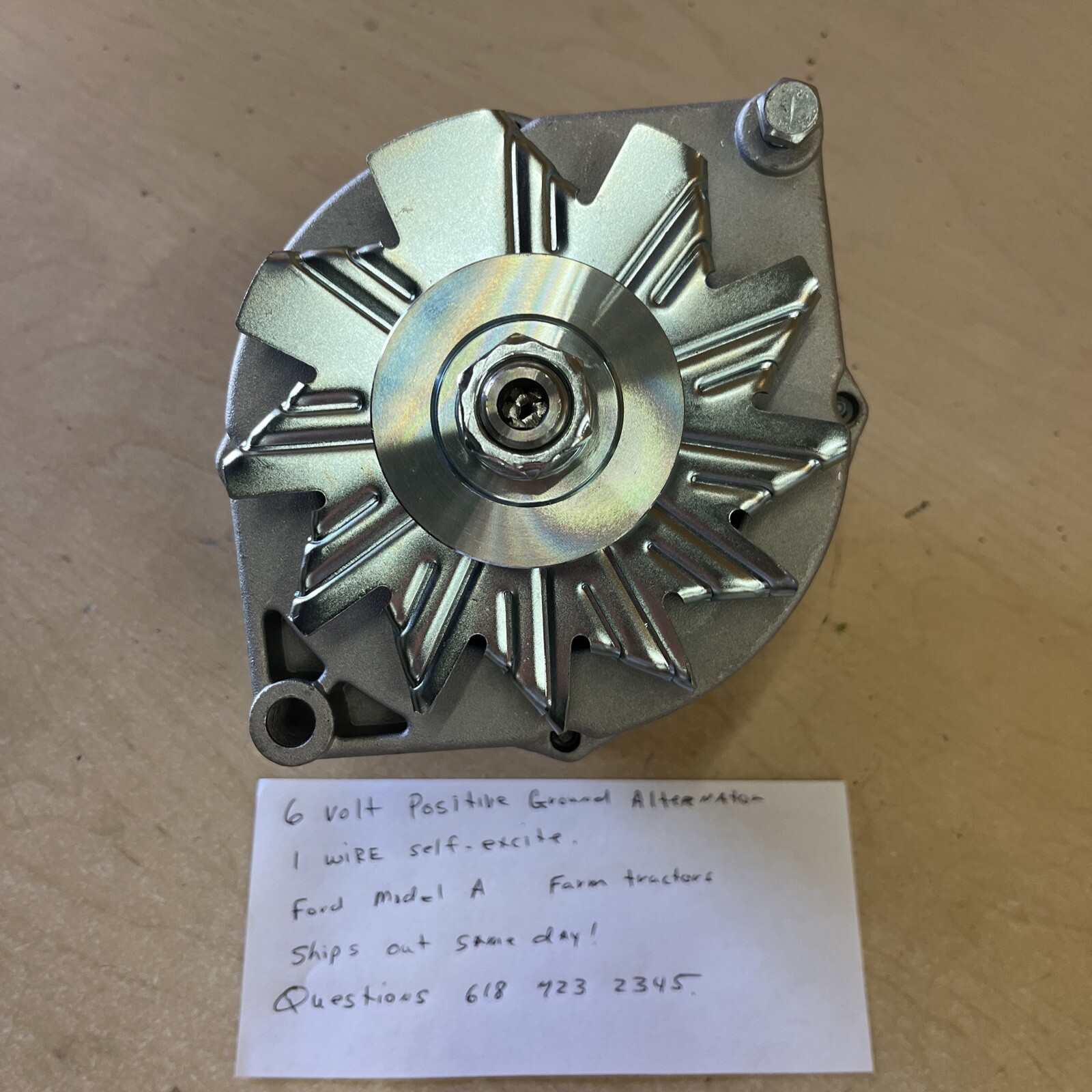 6 V Positive Ground Alternator Self Exciting One Wire Hook Up | eBay